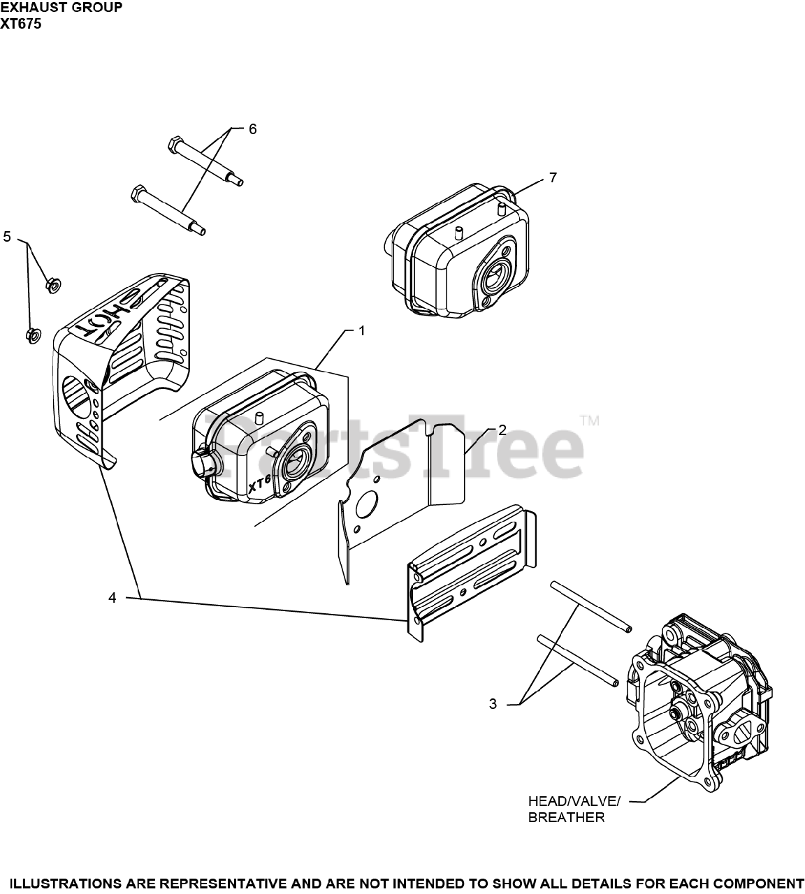 Kohler XT675-2087 - Kohler XT Series Engine, Made for Toro, 6.75 ft-lbs ...
