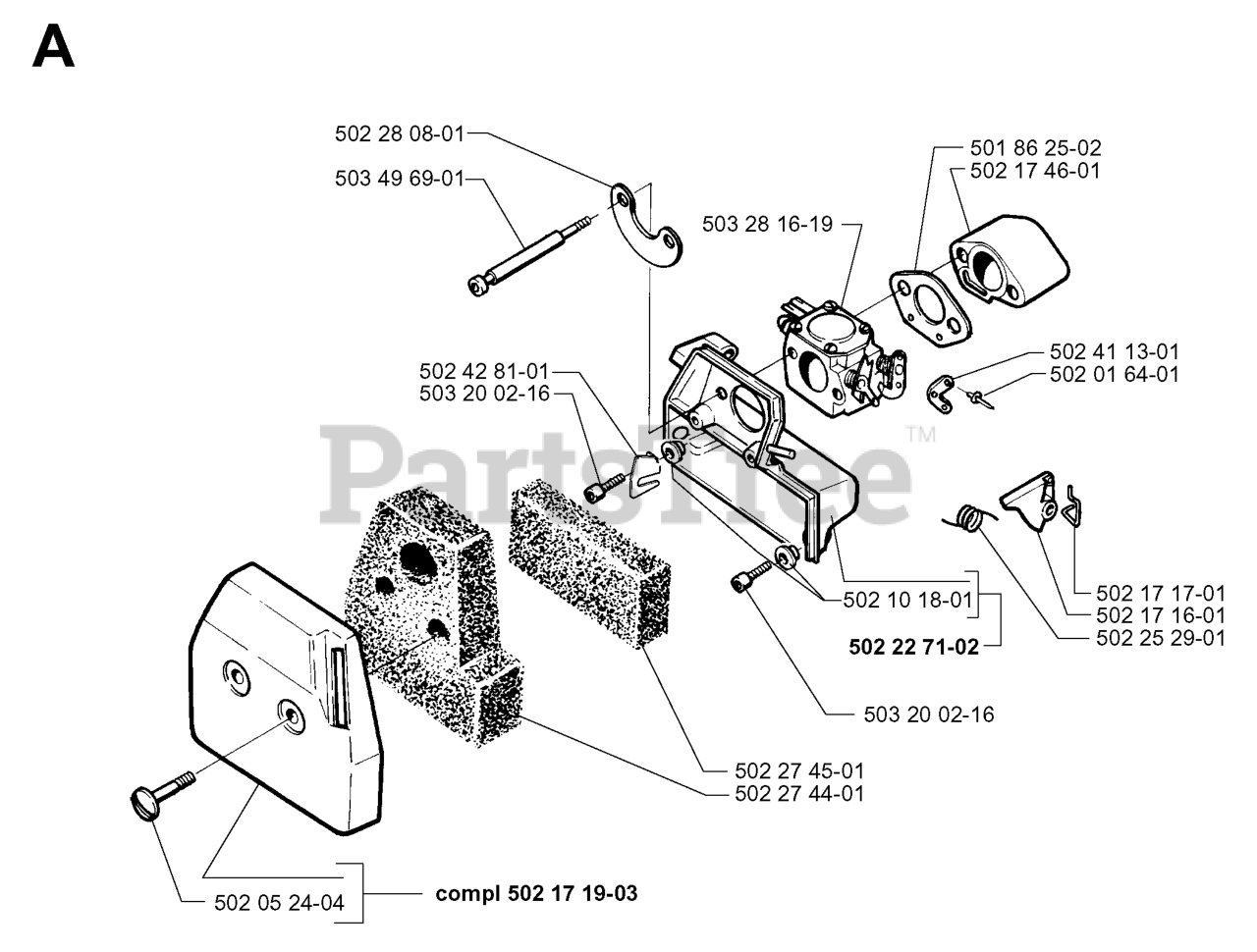 Husqvarna 250 PS - Husqvarna Pole Saw (SN: 19984000001 - 20023500000 ...