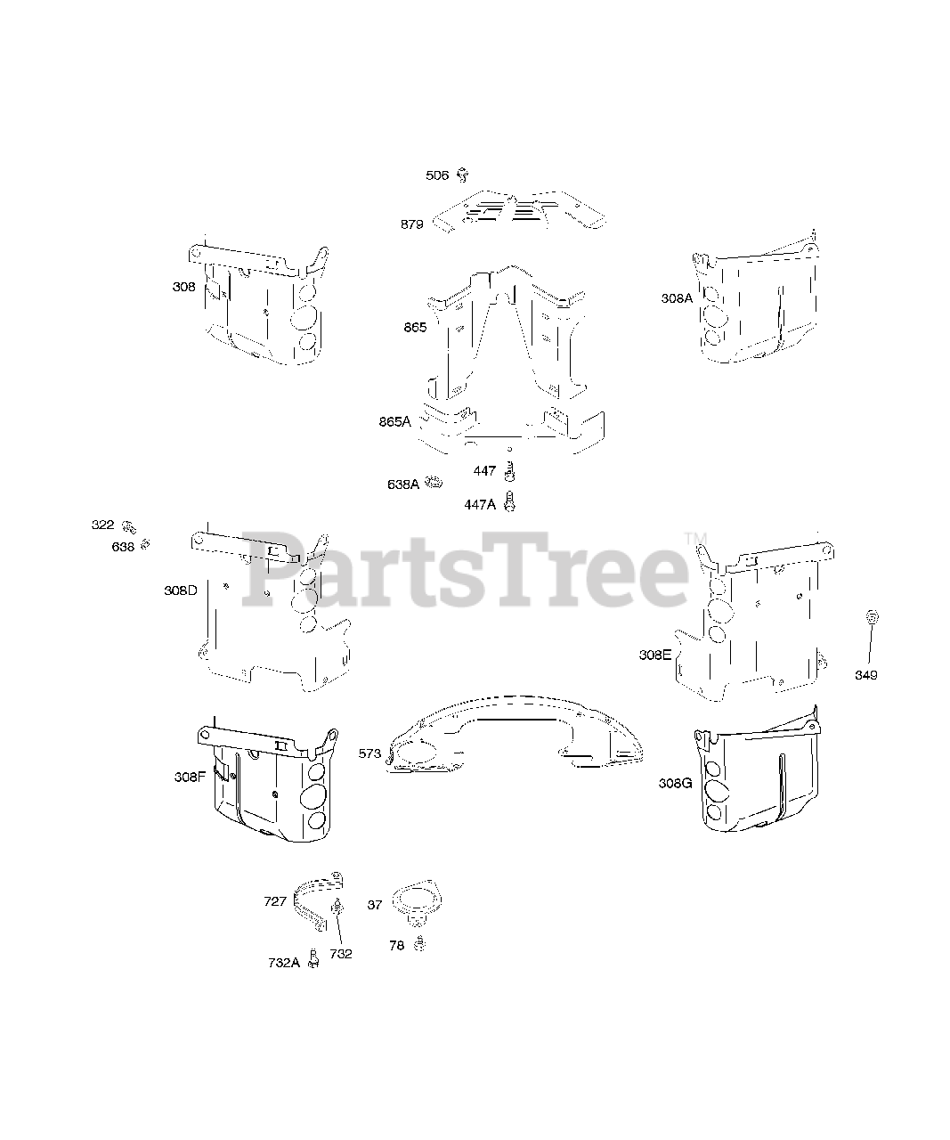 Briggs & Stratton 303777-1162-E1 - Briggs & Stratton Vertical Engine ...