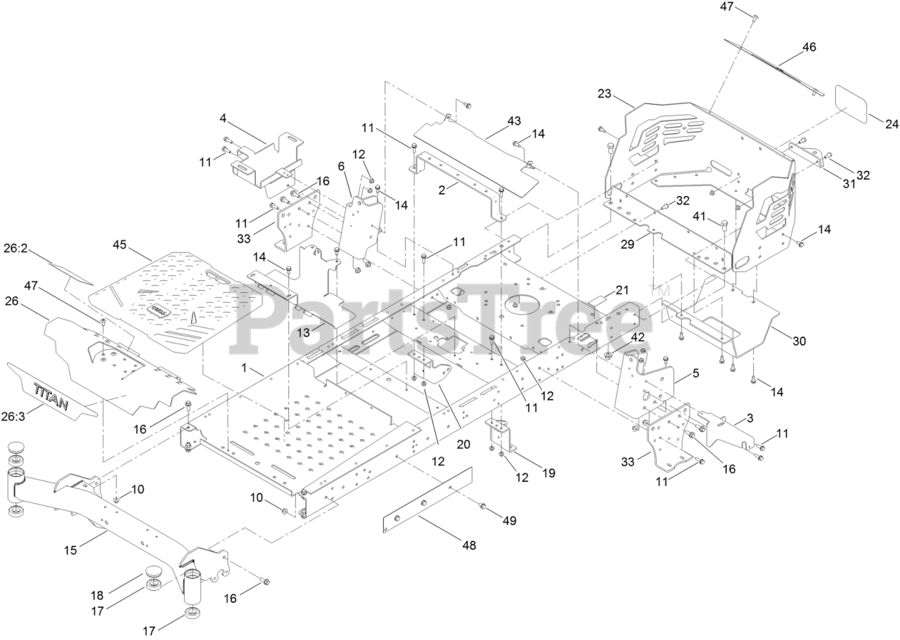 Toro 75301 (ZX 4800) - Toro 48" Titan Zero-Turn Mower (SN: 400000000 ...