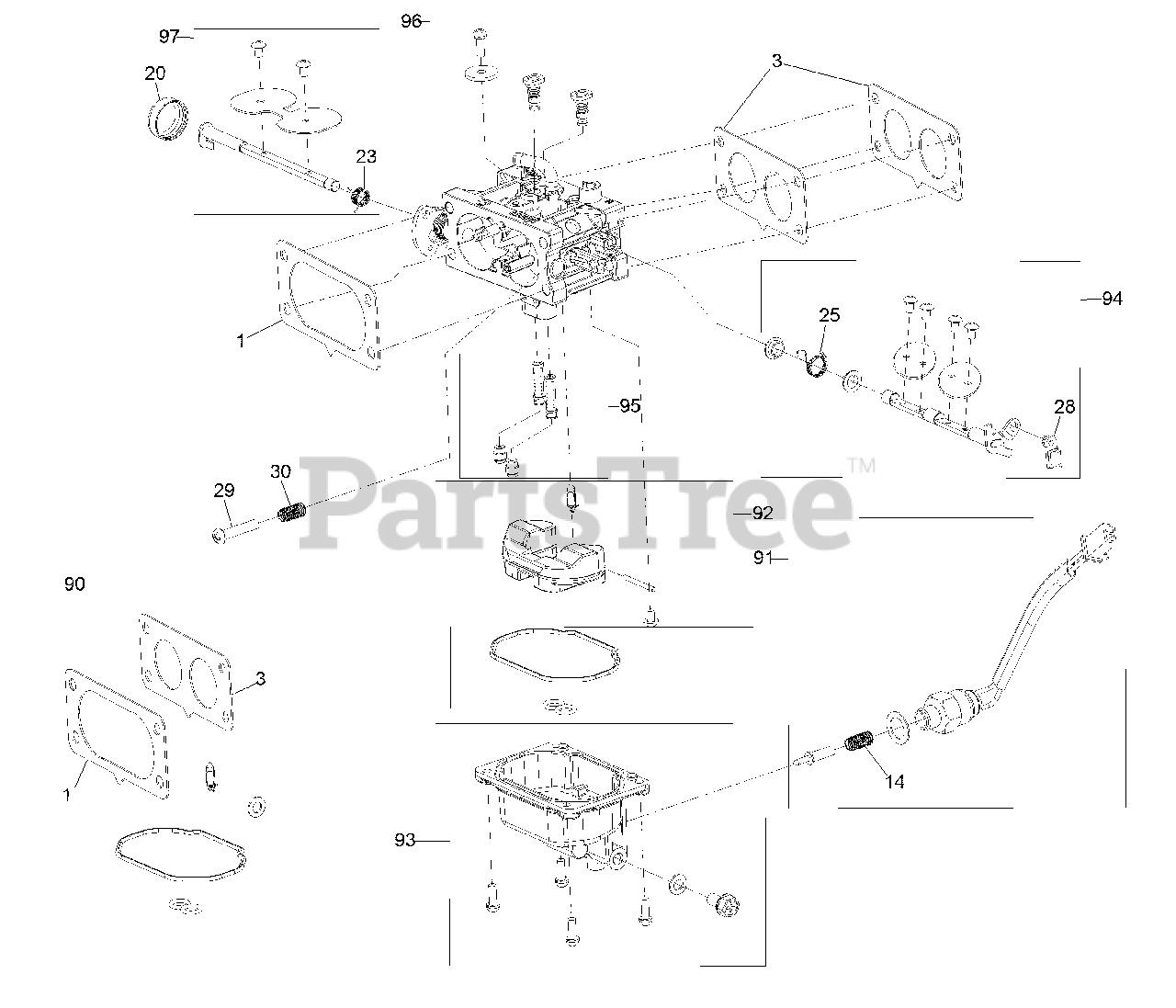 Exmark RAE708GEM52300 - Exmark 52" Radius E-Series Zero-Turn Mower ...