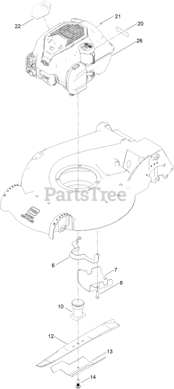 Toro 21386 - Toro Super Recycler Walk-Behind Mower (SN: 409176091 ...