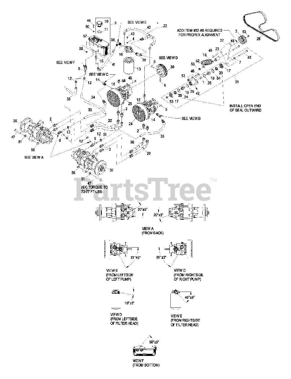 Exmark FR25KD - Exmark Front Runner Front Mount Mower, 25hp Kubota ...