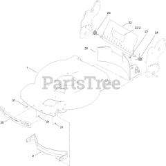 21445 - Toro 22" Recycler Walk-Behind Mower with SmartStow (SN ...