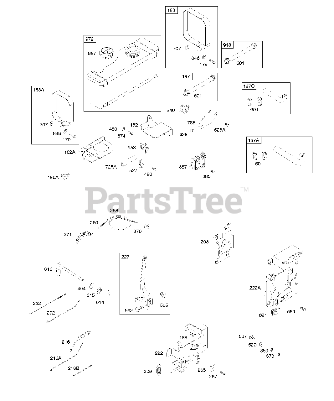 Briggs & Stratton 286707-0420-01 - Briggs & Stratton Vertical Engine ...