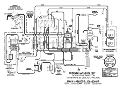 Masport 552548 (425017x190A) - Masport 42" Lawn Tractor (2006) Parts ...