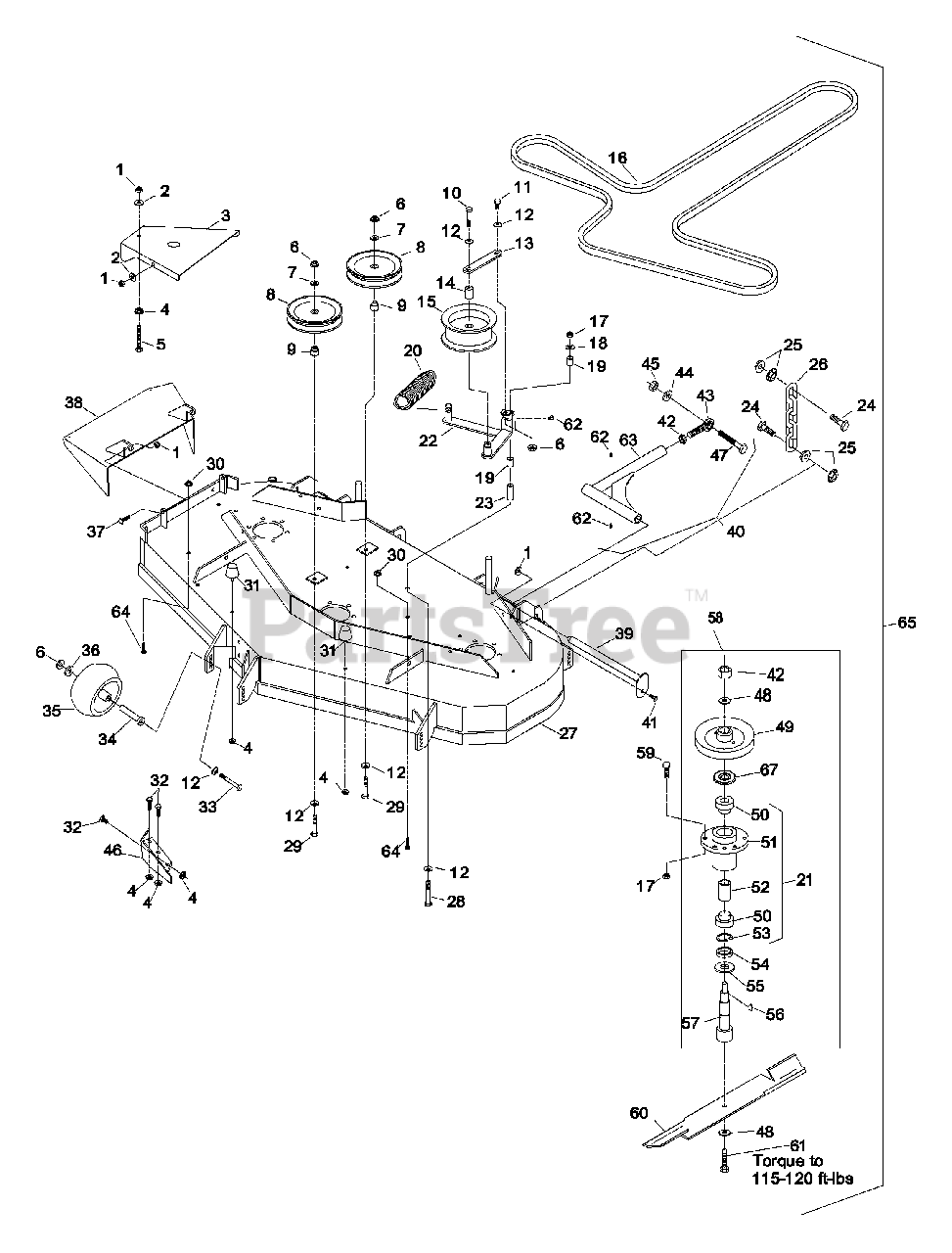 Exmark LHP5220KC - Exmark 52" Lazer Z HP Zero-Turn Mower, 20HP Kohler ...