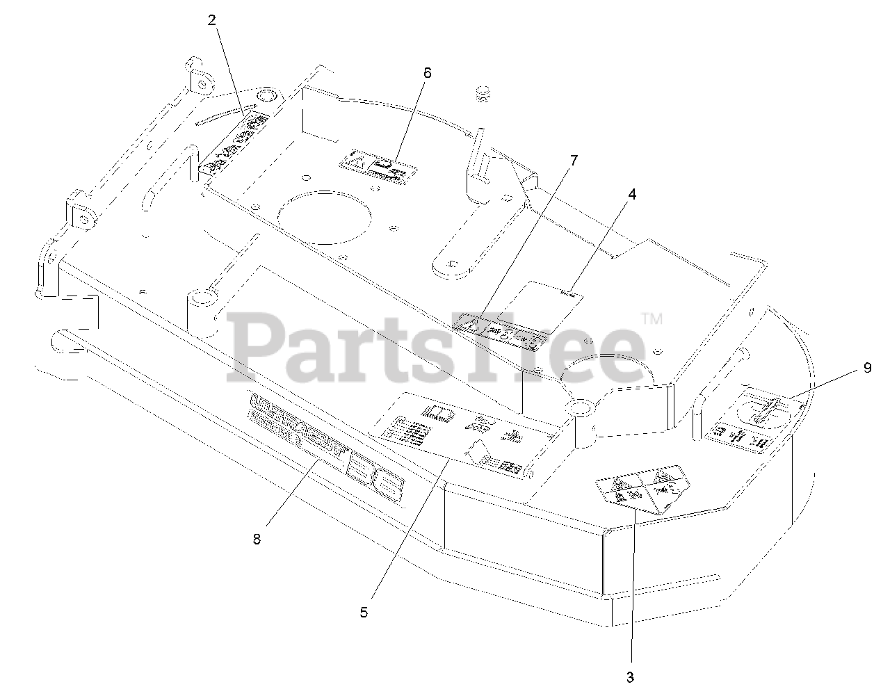 Exmark TTS481CKA36300 - Exmark 36" Turf Tracer S-Series Walk-Behind ...