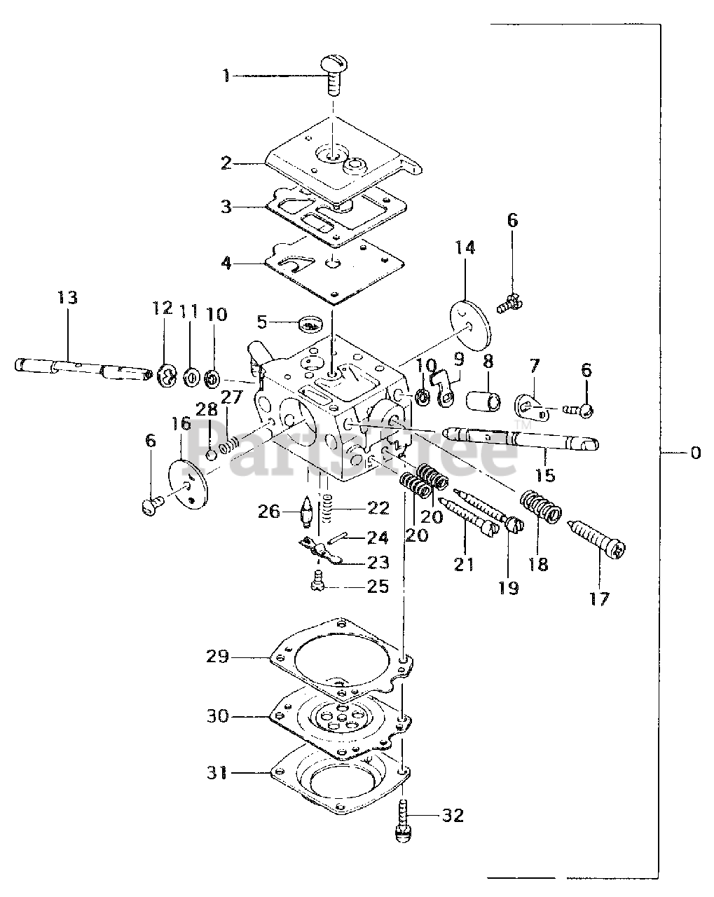 Tanaka TLE-550 - Tanaka Walk-Behind Edger Carburetor Parts Lookup with ...