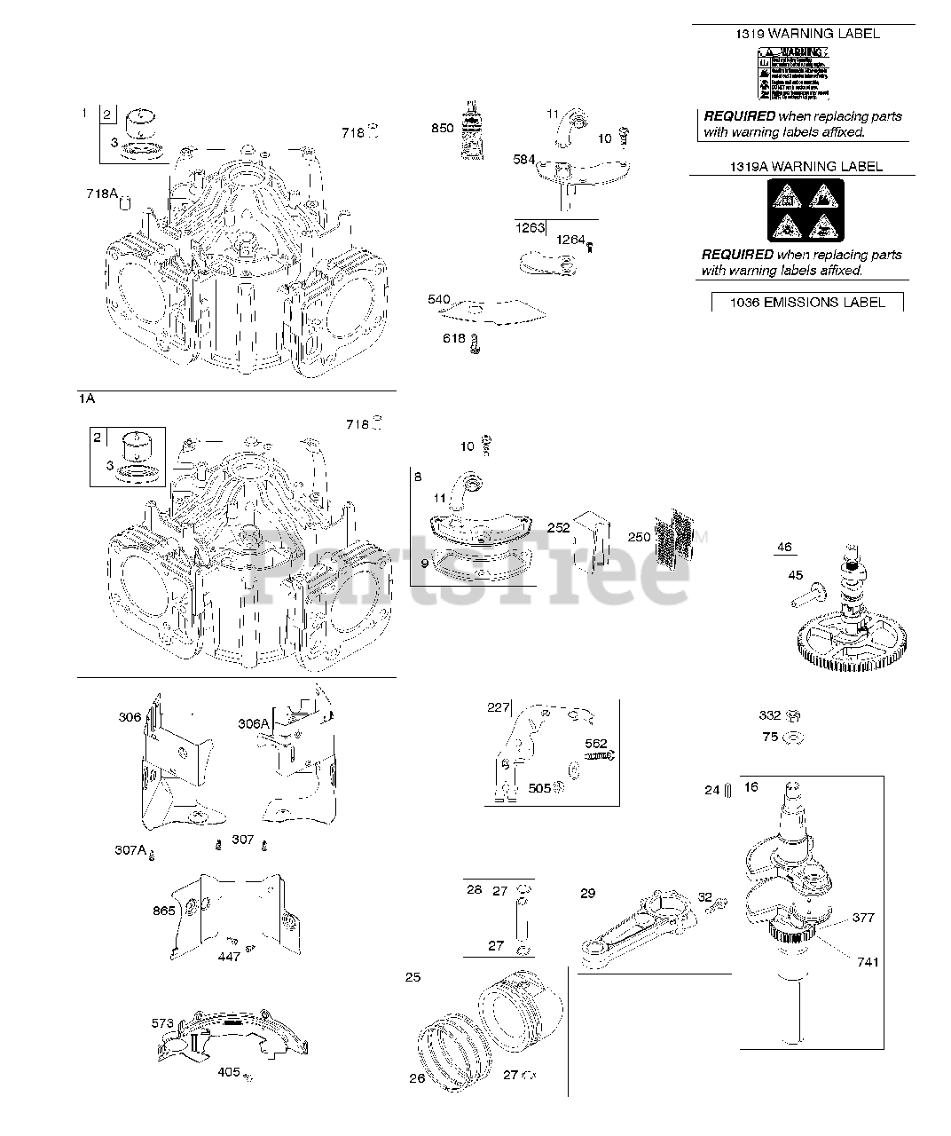 Briggs & Stratton 49E877-0008-G1 - Briggs & Stratton Vertical Engine ...
