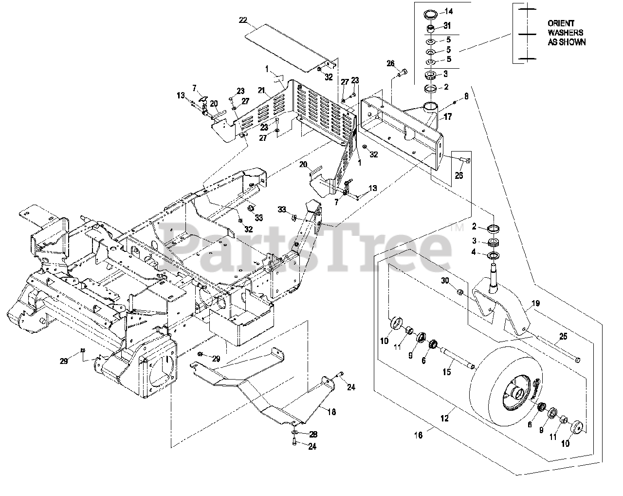 Exmark FR27KC - Exmark Front Runner Front Mount Mower, 27HP Kohler (SN ...
