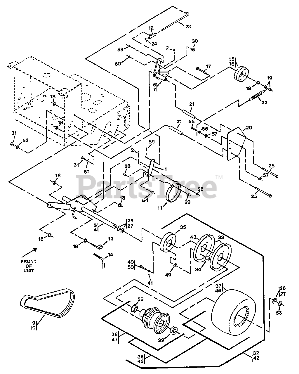 Exmark M48-12.5KO-5 - Exmark 48" Metro Walk-Behind Mower, 12.5HP Kohler ...