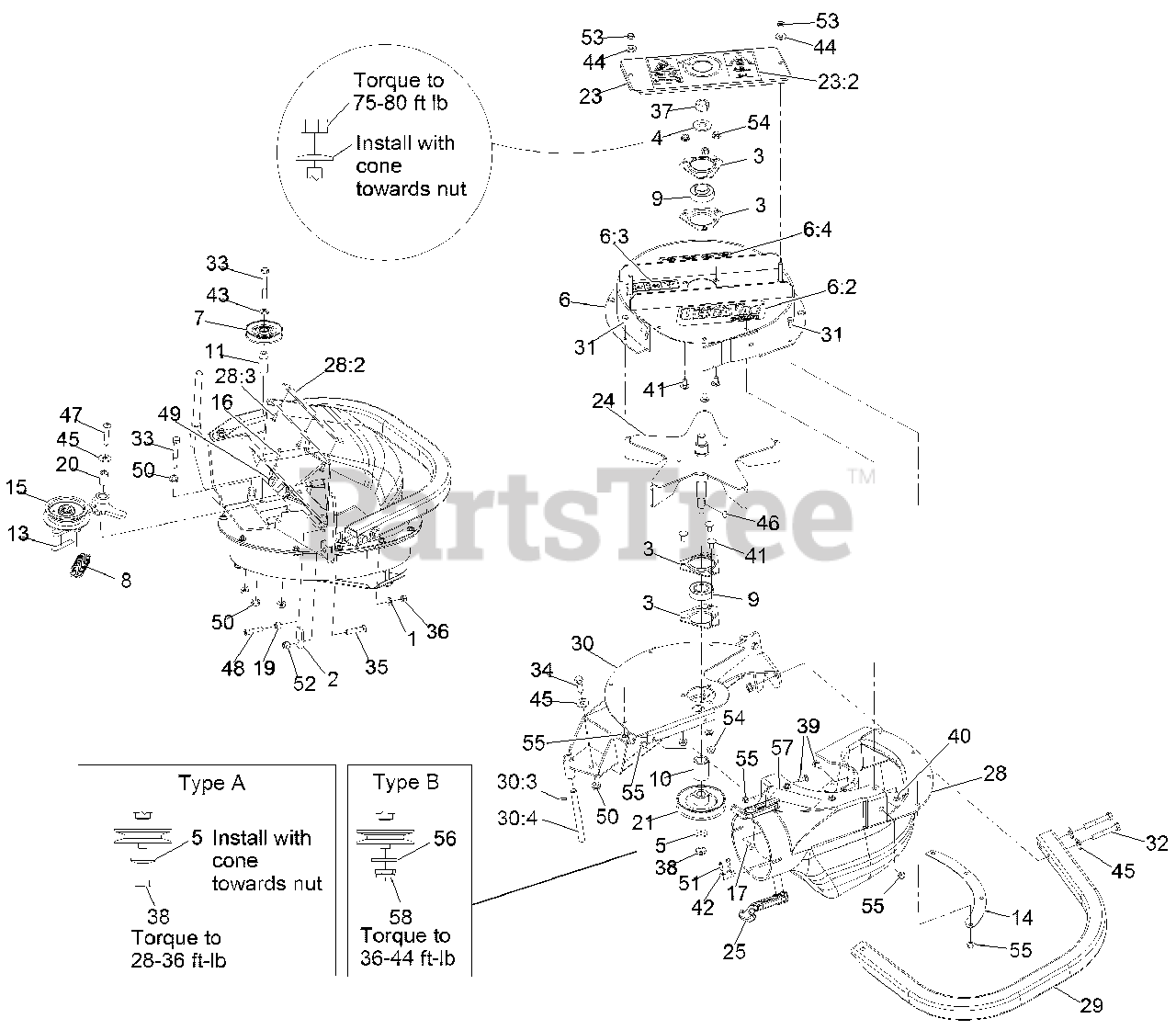 Exmark LZUV2B - Exmark Ultra Vac Twin Bagger for Lazer Z Mower (SN ...