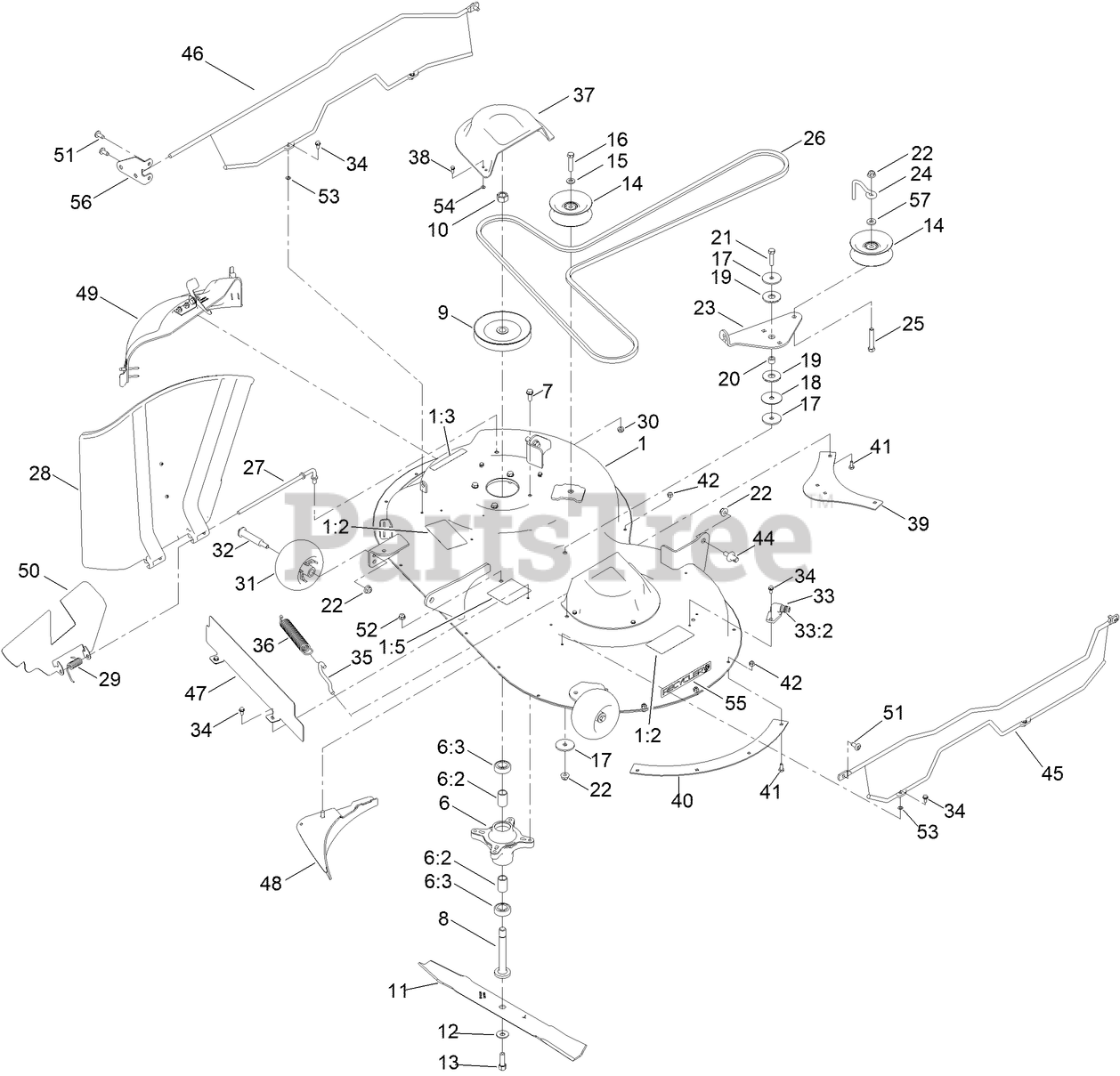 Toro 74683 (ZS 4200 S) - Toro 42" TimeCutter Zero-Turn Mower (SN ...