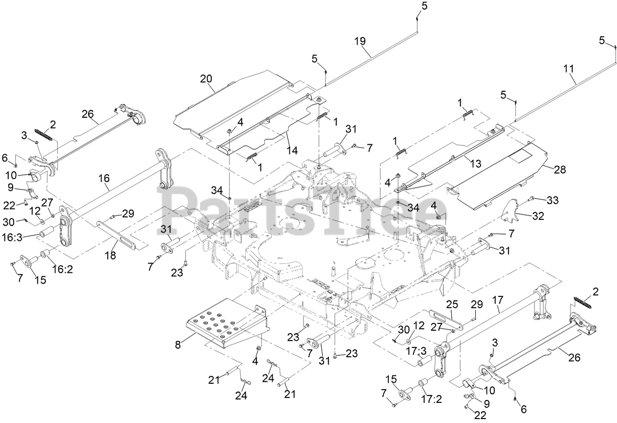 Exmark LZS86TDYM12RW0 - Exmark 144" Lazer Z Diesel Zero-Turn Mower ...
