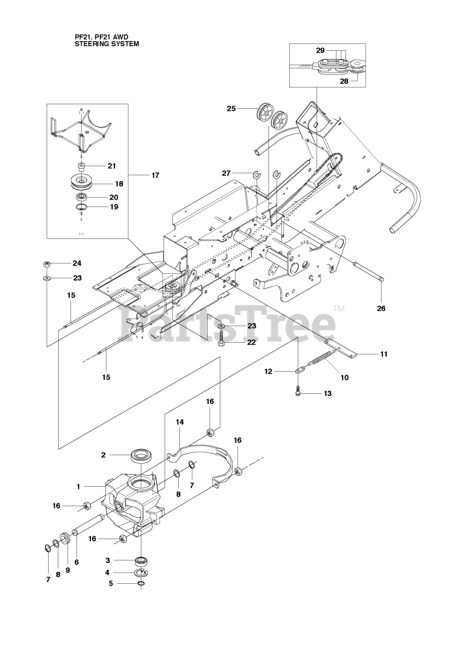 Husqvarna PF 21 AWD (965192501) - Husqvarna Proflex Swedish Riding ...