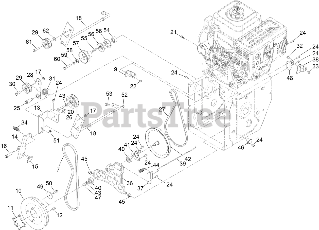 Toro 38838 (828 OAE) - Toro 28" Power Max Heavy-Duty Snow Thrower (SN ...