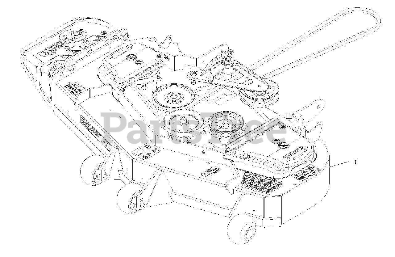 Exmark LZE651GKA484A2 - Exmark 48" Lazer Z E-Series Zero-Turn Mower ...