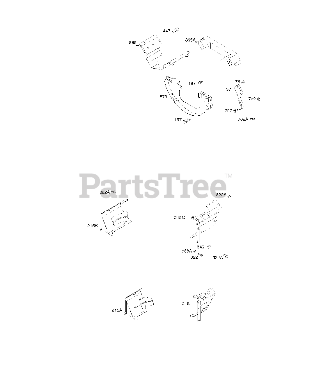 Briggs & Stratton 303447-1068-E2 - Briggs & Stratton Horizontal Engine ...