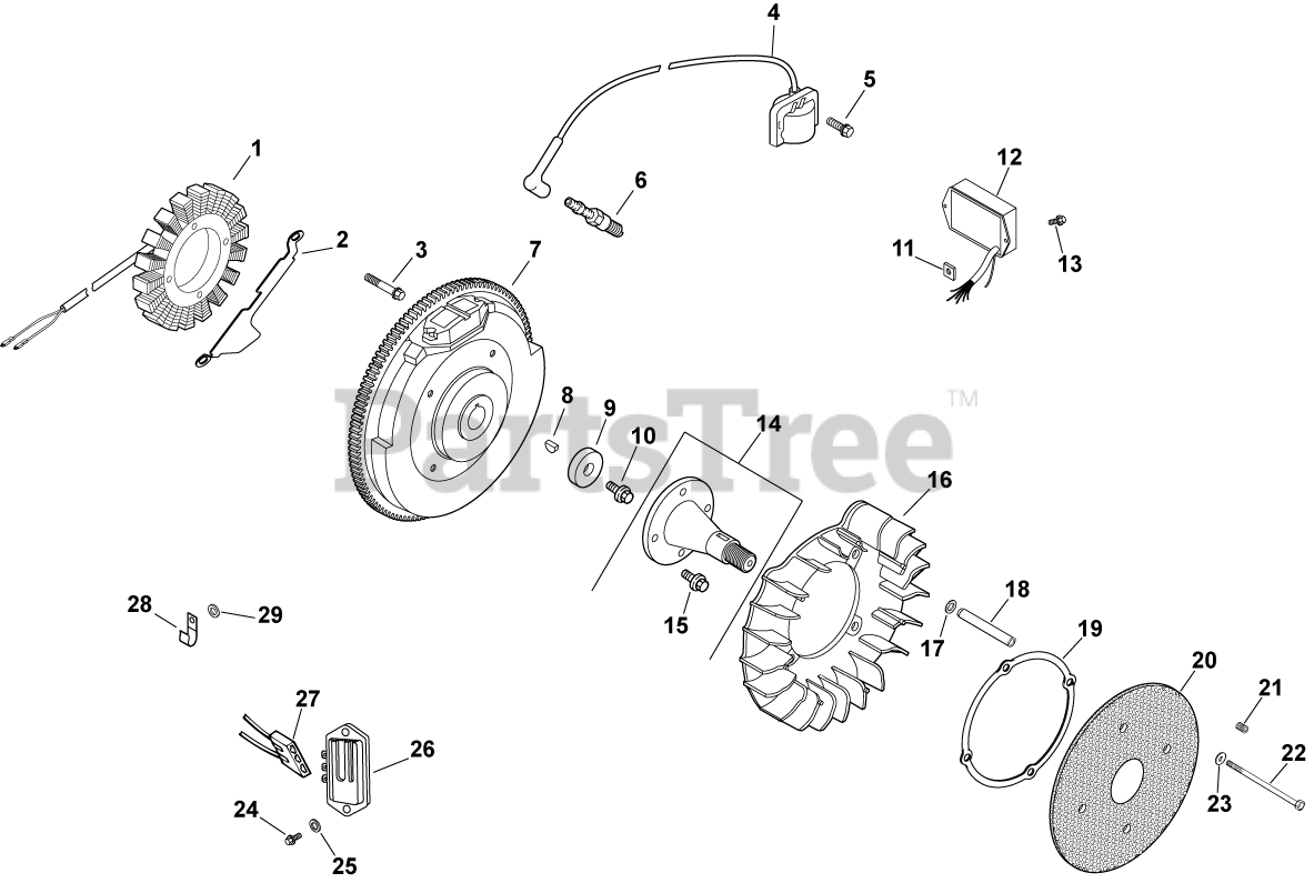 Kohler CH25-68543 - Kohler Command PRO Twin Engine, Made for Exmark ...