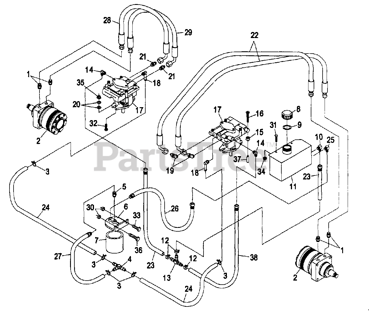 Exmark FMD603 - Exmark 60" Turf Tracer Hydro Walk-Behind Mower (SN ...