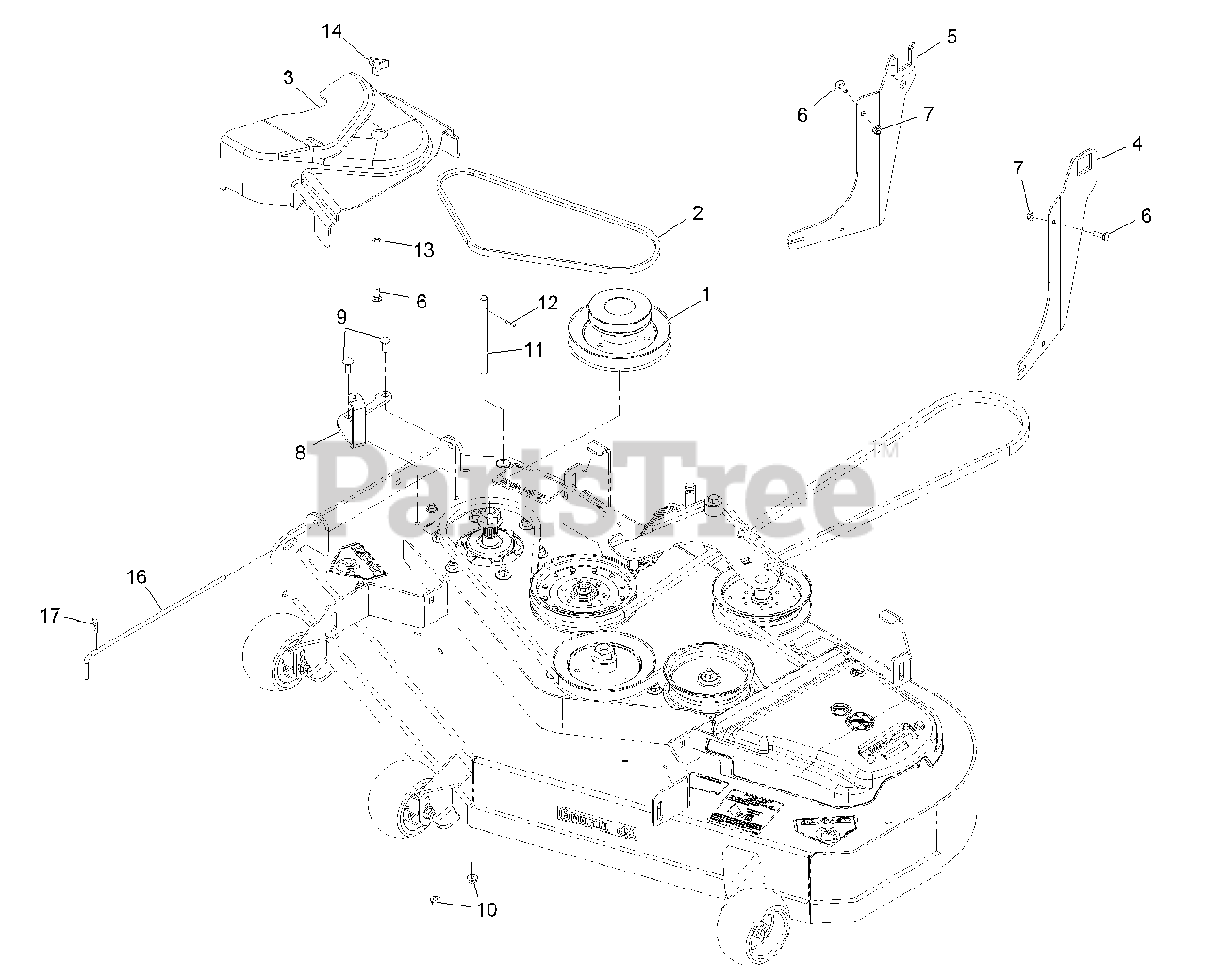 Exmark 116-3000 - Exmark Ultra Vac Bagger for Lazer Mower (SN: 920000 ...