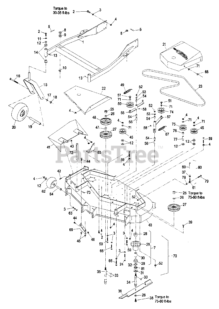 Exmark FMD523 - Exmark 52" Turf Ranger Front Mount Mower (SN: 220000 ...