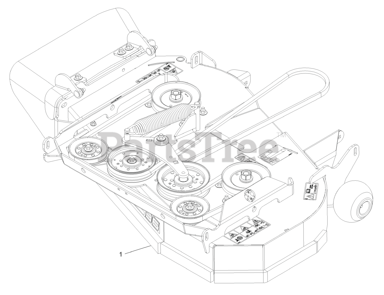Exmark STE600CKA363H1 - Exmark 36" Staris E-Series Stand-On Mower, Kaw ...