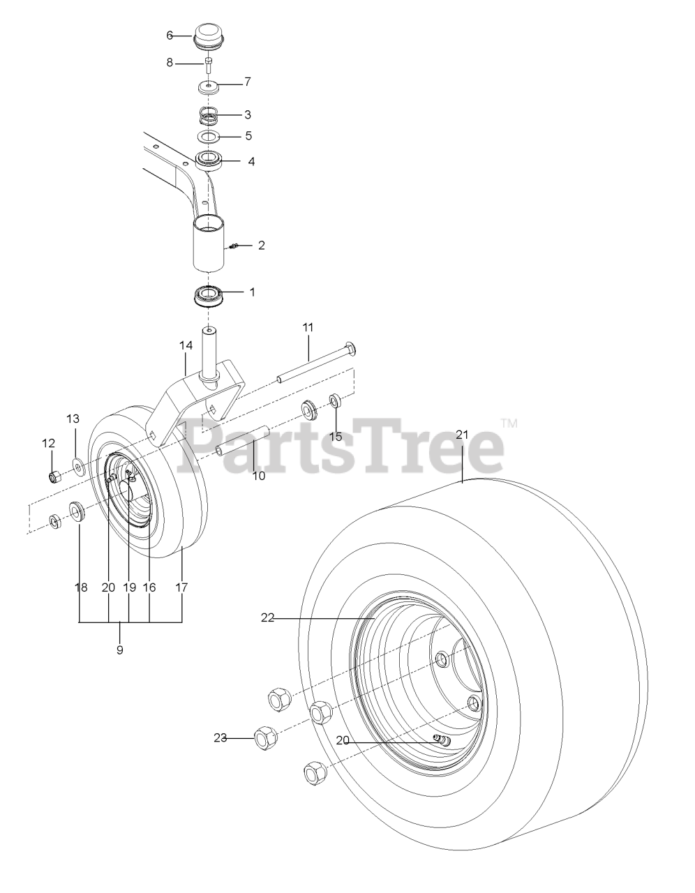 Husqvarna RZ 4619 (965921501-01) - Husqvarna 46" Zero-Turn Mower (2011 ...