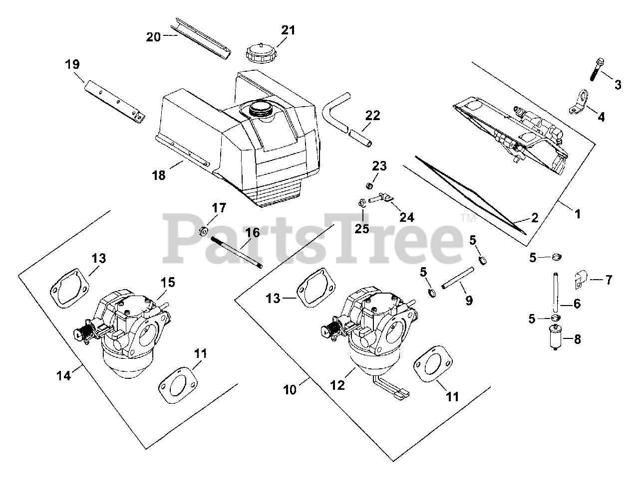 Kohler TH18-54515 - Kohler Triad Engine, Made for Moridge Mfg., 18hp ...