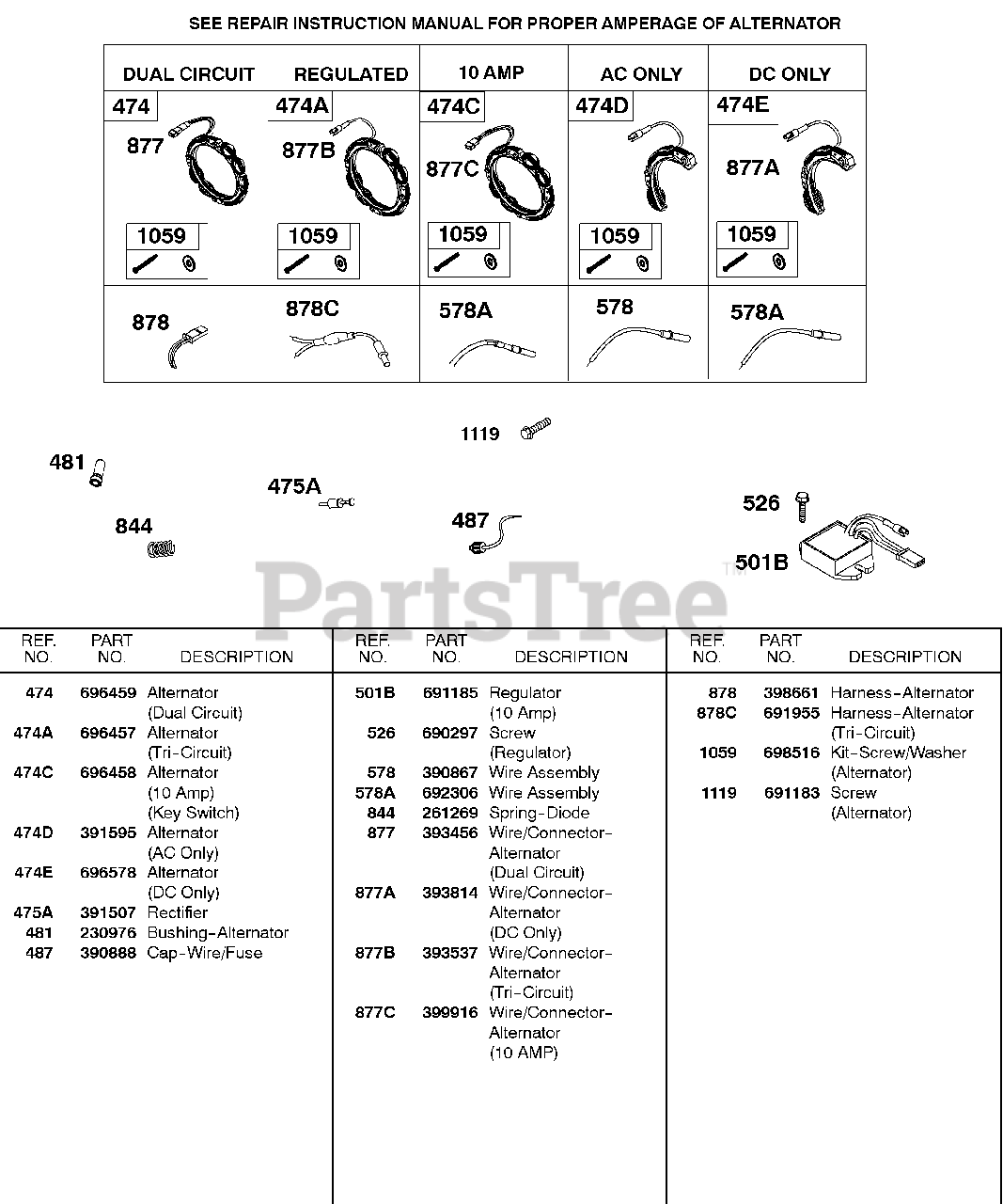 Briggs & Stratton 326437-0027-XX - Briggs & Stratton Horizontal Engine ...