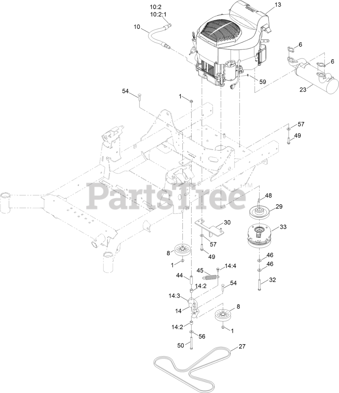Toro 76601 - Toro 60" Titan MAX Zero-Turn Mower (SN: 400000000 ...