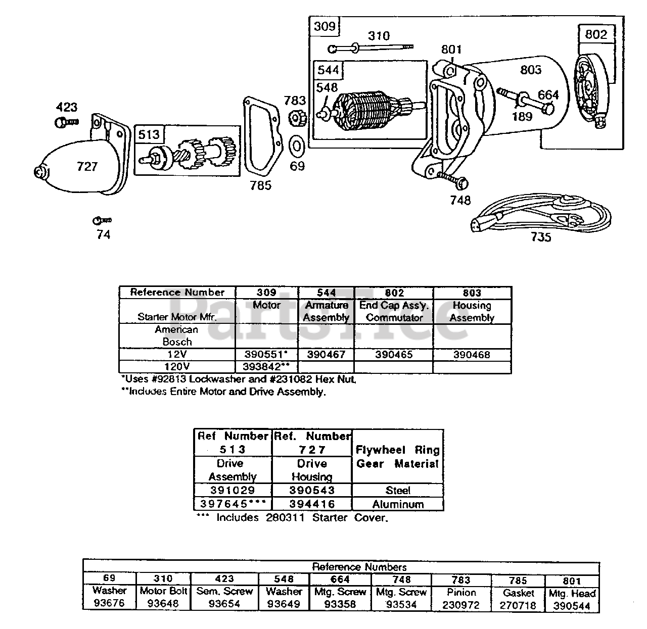 Briggs & Stratton 130292-1849-02 - Briggs & Stratton Horizontal Engine ...