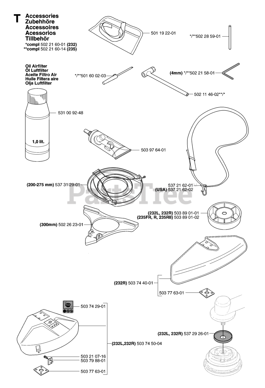 Husqvarna 235 R - Husqvarna String Trimmer (SN: 20070100001 & Above ...