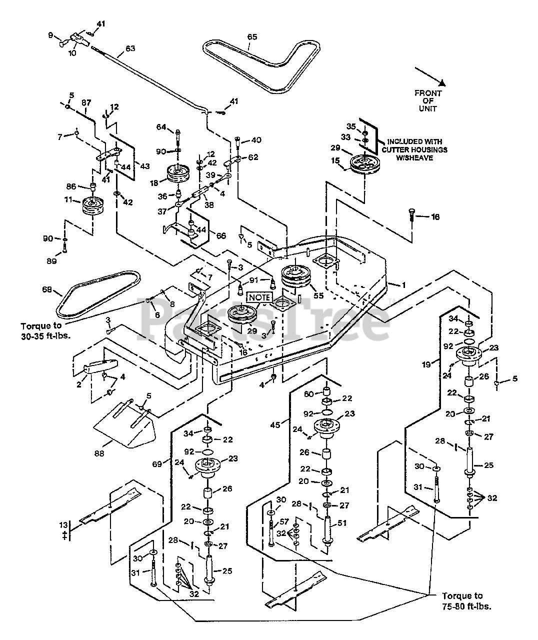 Exmark M48-12.5K-5 - Exmark 48" Metro Walk-Behind Mower, 12.5HP ...