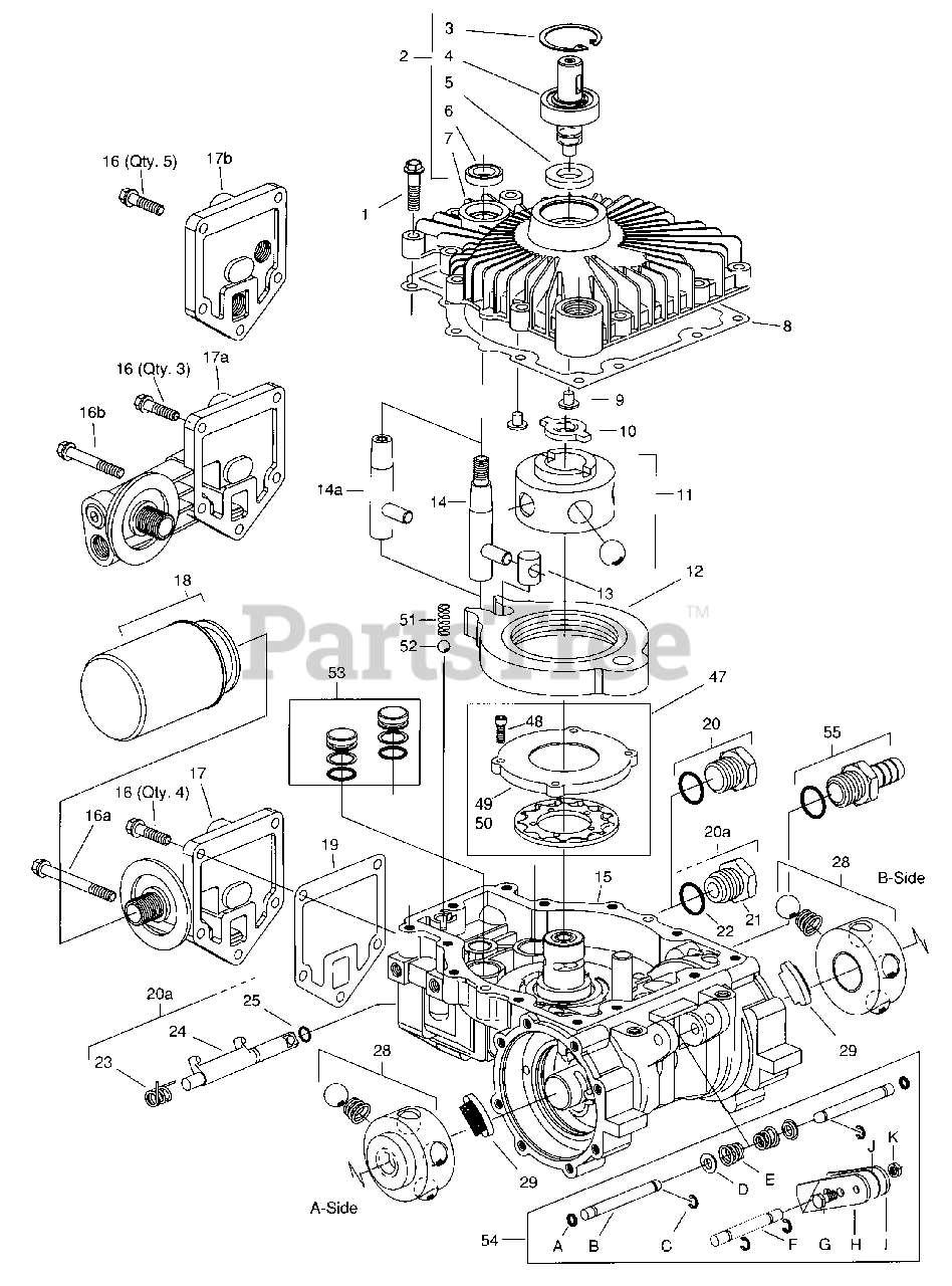 Exmark TR18KO - Exmark Turf Ranger Front Mount Mower, 18hp Kohler (SN ...