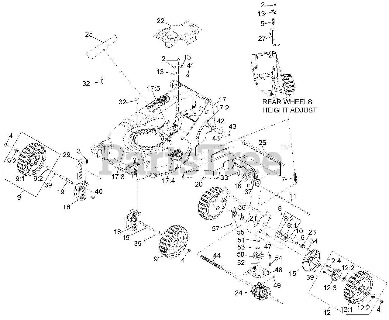 Exmark ECSKA21 - Exmark 21" Commercial S-Series Walk-Behind Mower ...