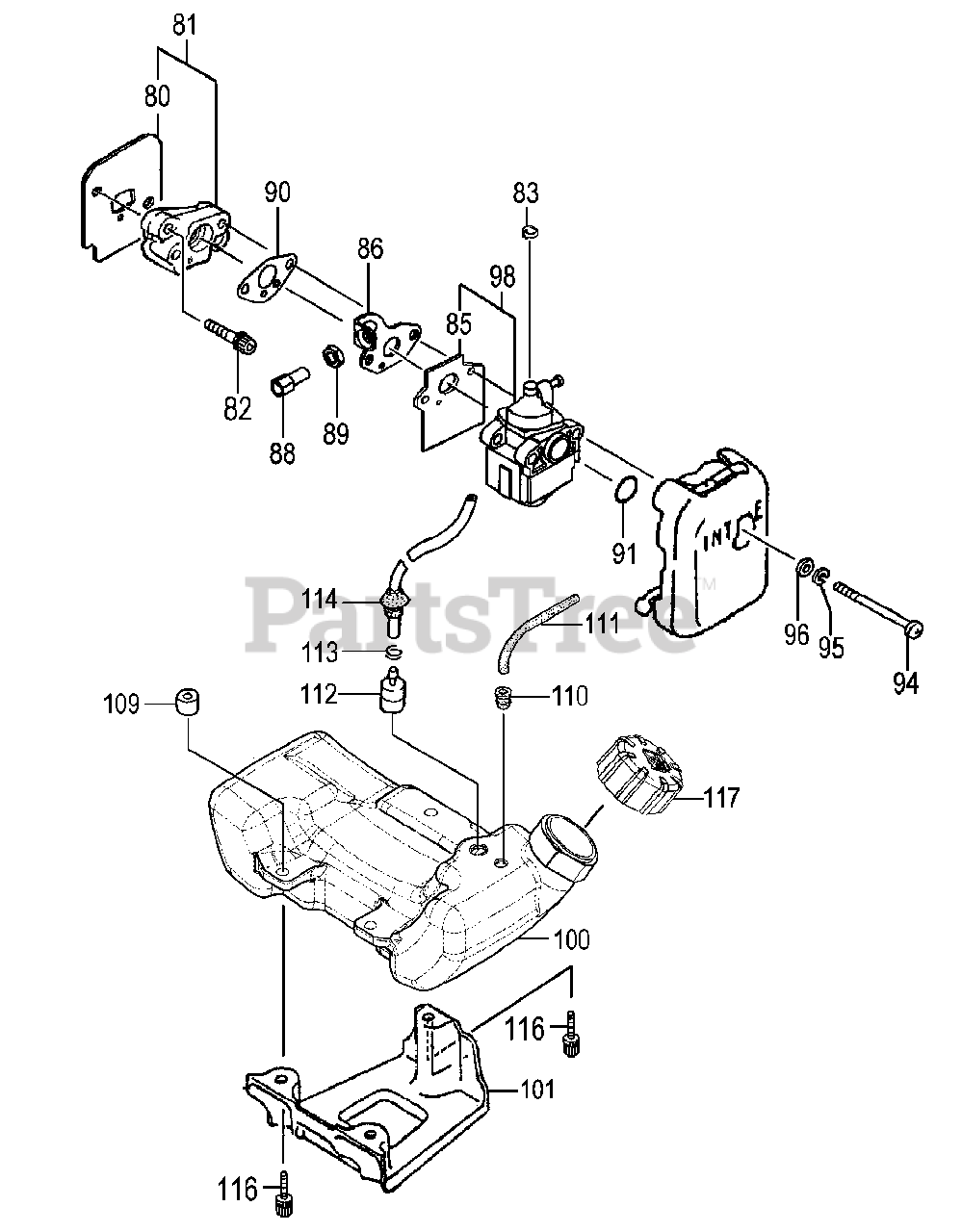 Tanaka TBC-255SFK - Tanaka Smart Fit Multi-Tool Fuel System Parts ...