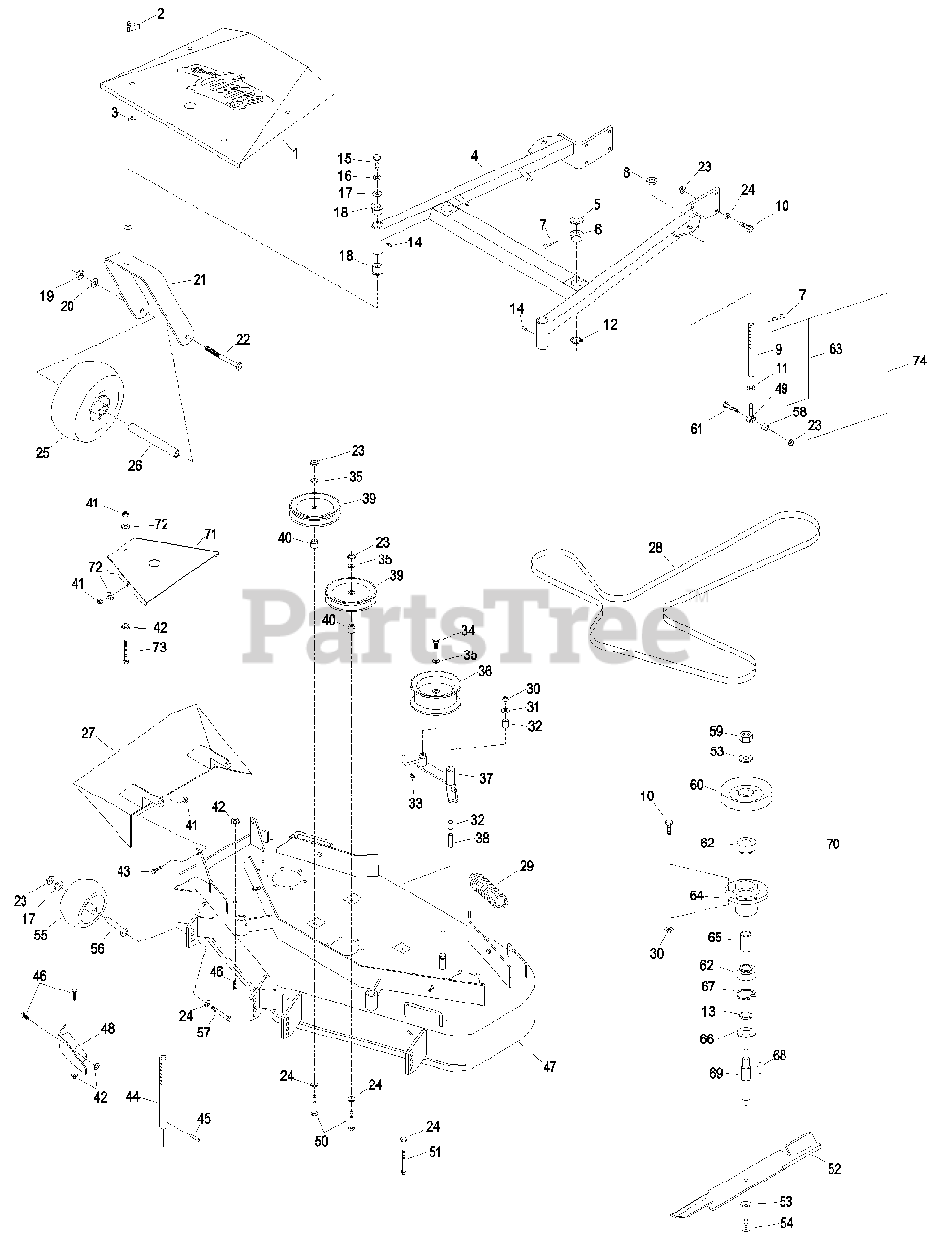 Exmark MHP3615KC - Exmark 36" Metro HP Walk-Behind Mower, 15hp Kohler ...