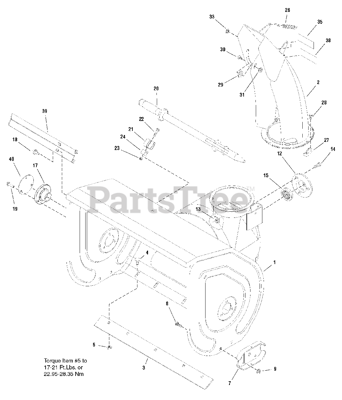 Frontier ST 1028 S (1695321) - Frontier 28" Snow Thrower (2007) Auger ...