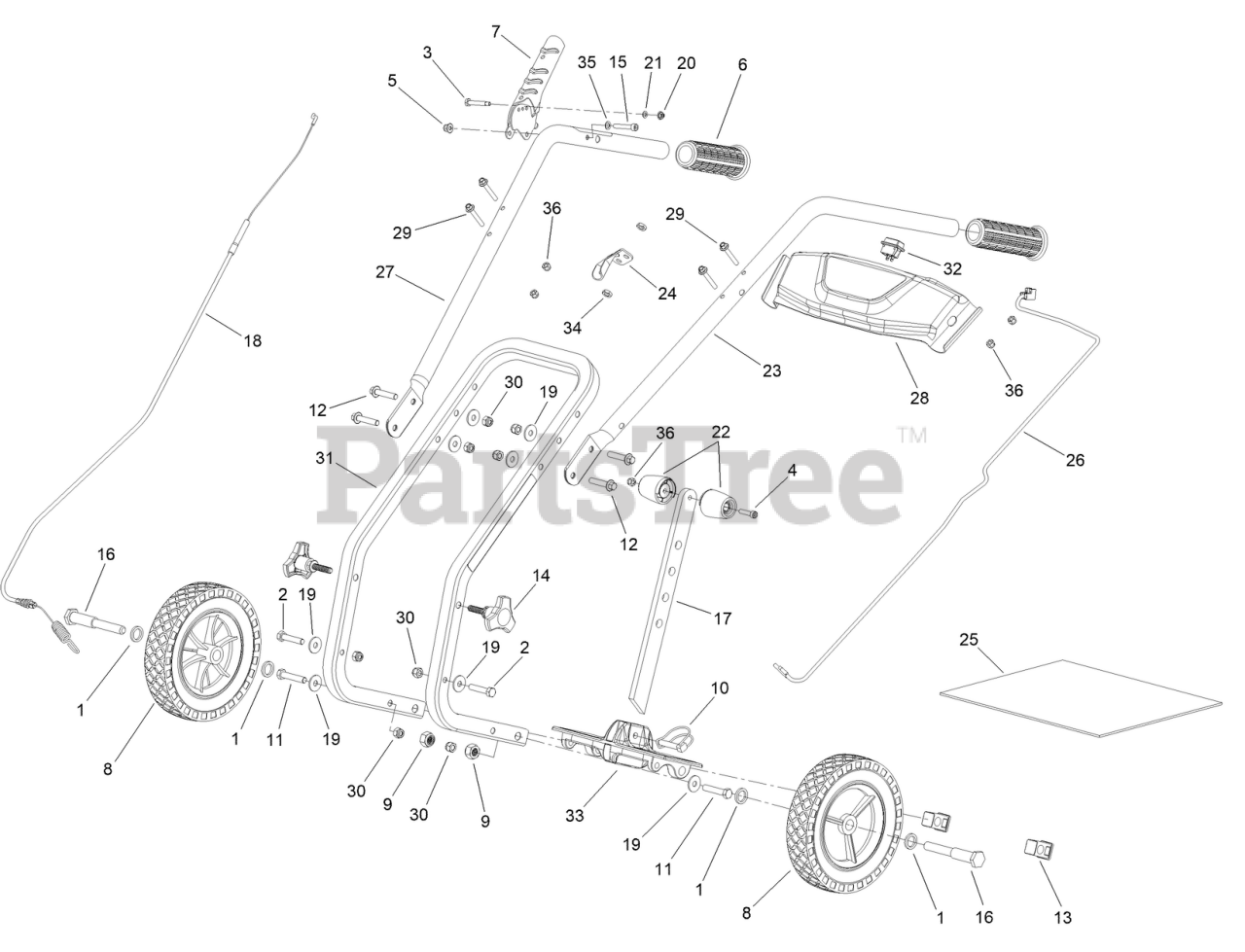 Toro 58604 - Toro Front-Tine Tiller/Cultivator (SN: 321000001 ...