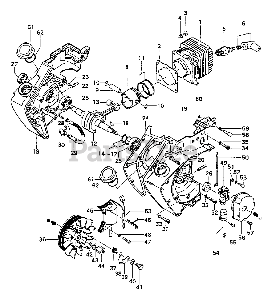 Tanaka ECS-35 - Tanaka Chainsaw Engine Parts Lookup with Diagrams ...