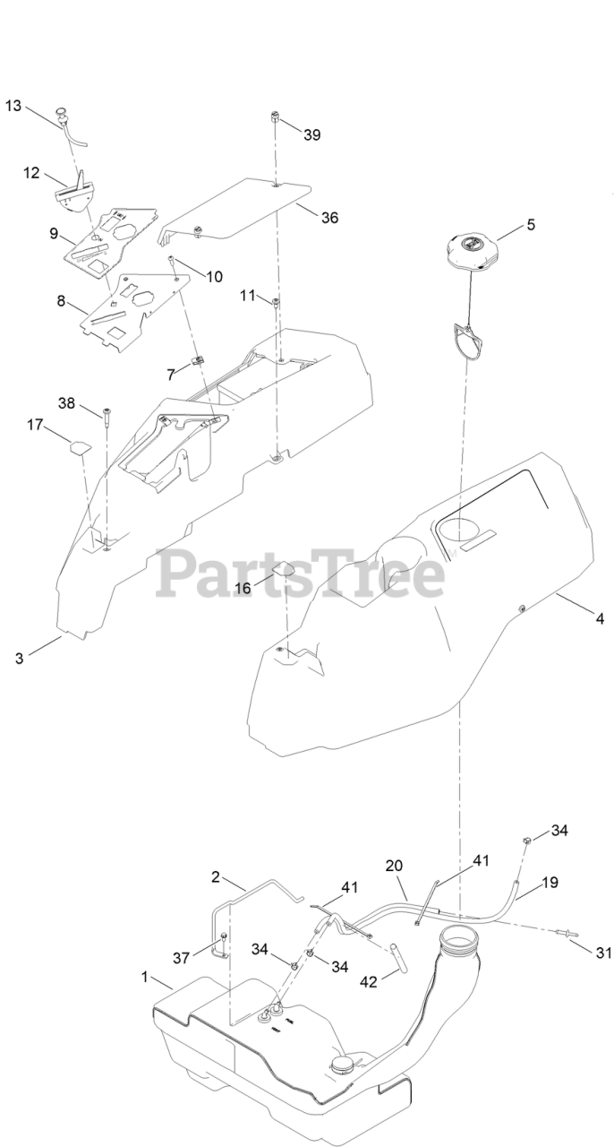 Toro 75313 - Toro 60" Titan MyRide Zero-Turn Mower (SN: 408000000 ...