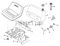 Snapper 281013BE (80425) - Snapper 28" Rear-Engine Riding Mower, 10hp ...