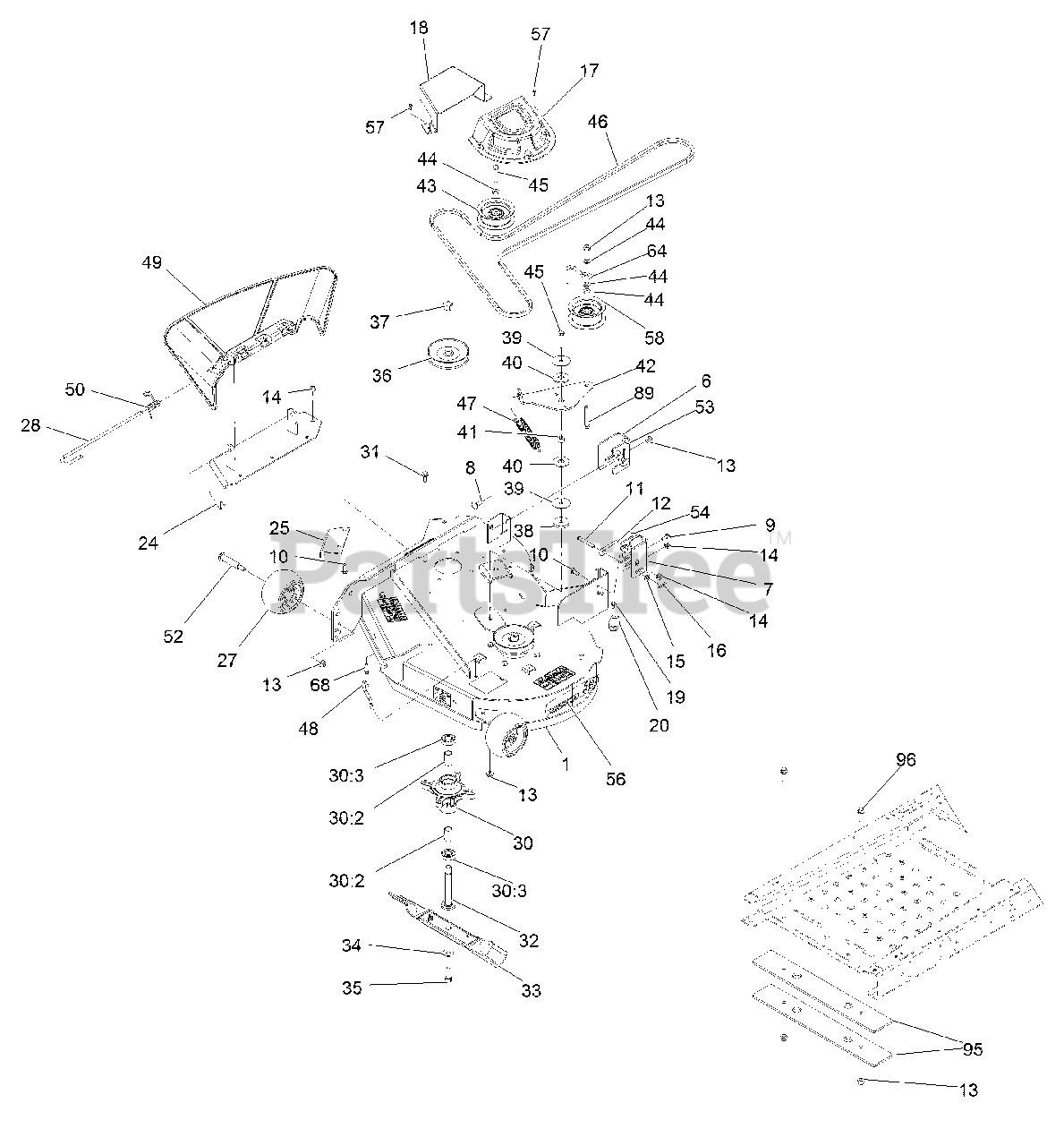 Exmark QZE708GEM34200 - Exmark 34" Quest E-Series Zero-Turn Mower ...