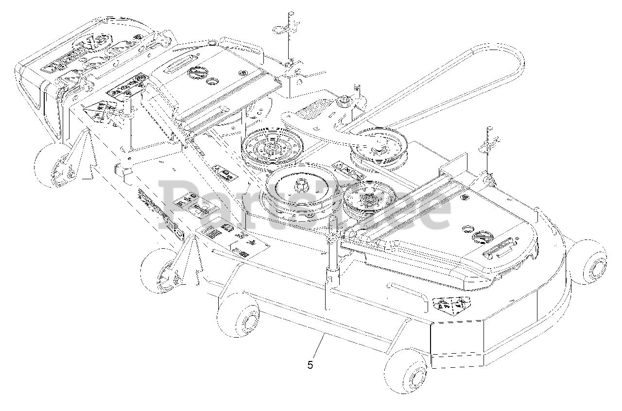 Exmark TTX650EKC604N0 - Exmark 60" Turf Tracer X-Series Walk-Behind ...