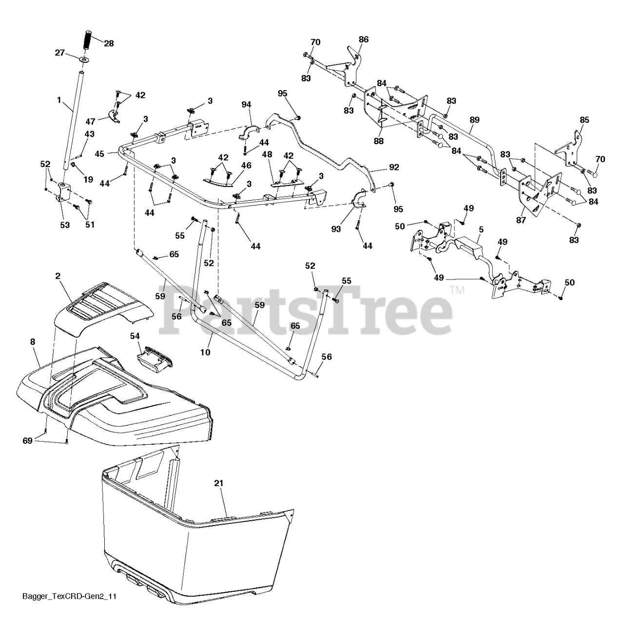 Husqvarna TC 239 T (960510147-01) - Husqvarna 39" Garden Tractor (2017 ...