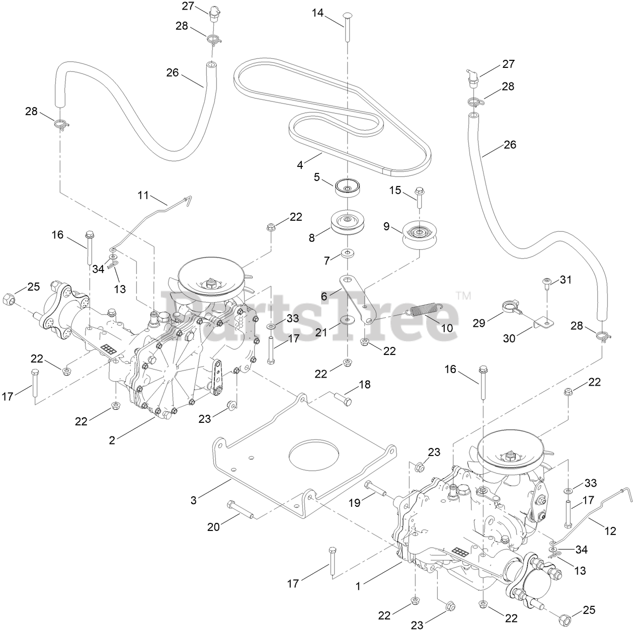 Toro 75760 W (6000) - Toro 60" TimeCutter Zero-Turn Mower (SN ...