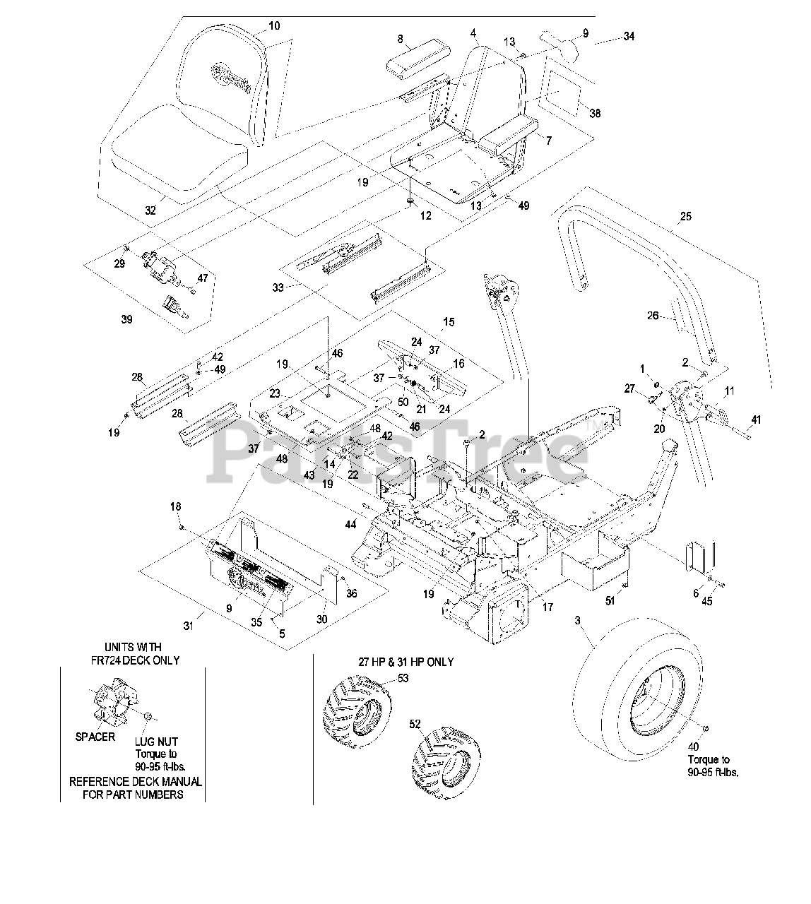 Exmark FR27KC - Exmark Front Runner Front Mount Mower, 27hp Kohler (SN ...