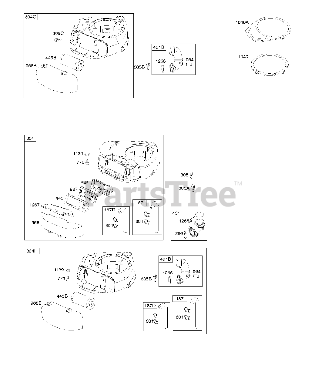 Briggs & Stratton 215802-0115-B1 - Briggs & Stratton Vertical Engine ...